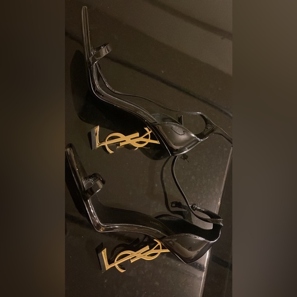 Yves Saint Laurent | Shoes | Ysl Opyum Sandals In Patent Leather With ...